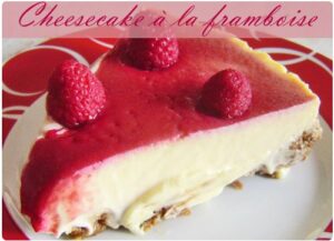 Cheesecake à la framboise et coulis de fruits rouges - chefNini