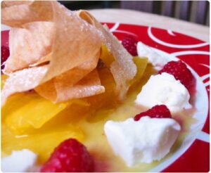 Nage d’ananas au lait de coco - chefNini