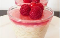 Riz au lait, soupe de fruits rouges et Chamallow - chefNini