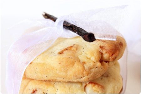 Cookies à la vanille et noix de Macadamias - chefNini