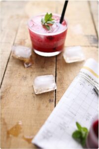 Boisson pétillante aux fruits rouges - chefNini