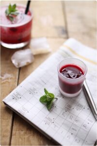 Boisson pétillante aux fruits rouges - chefNini