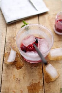 Boisson pétillante aux fruits rouges - chefNini