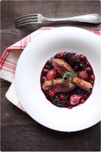 Magret de canard aux fruits rouges - chefNini