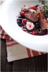 Magret de canard aux fruits rouges - chefNini
