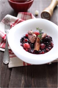 Magret de canard aux fruits rouges - chefNini