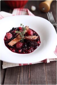 Magret de canard aux fruits rouges - chefNini