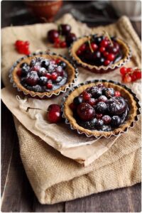 Tartelettes chocolat et fruits rouges - chefNini