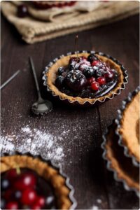 Tartelettes chocolat et fruits rouges - chefNini