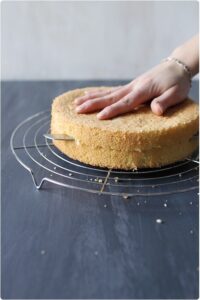 Gâteau léger au caramel et aux fruits rouges - chefNini
