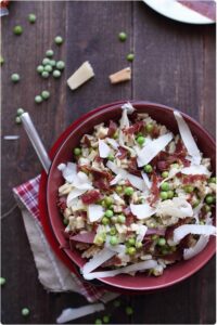 Risotto de crozets au beaufort et viande de grison - chefNini