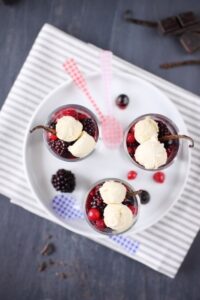 Verrines chocolat et fruits rouges - chefNini