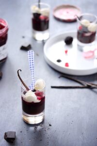 Verrines chocolat et fruits rouges - chefNini