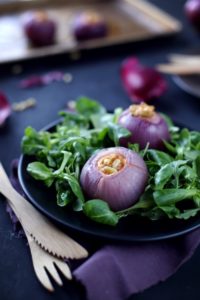 Oignons rouges farcis - chefNini