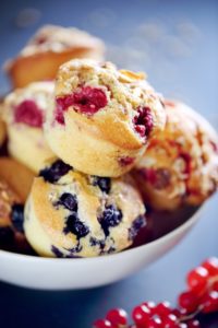 Muffins fruits rouges et muesli - chefNini